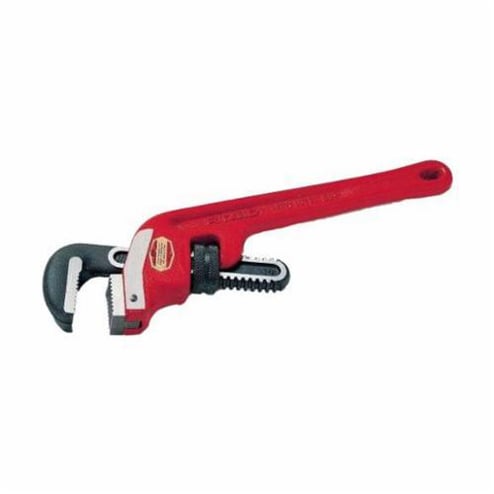 RIDGID® 31070 E-14 End Pipe Wrench, 2 in Pipe, 14 in OAL, Floating Forged Hook Jaw, Cast Iron ...