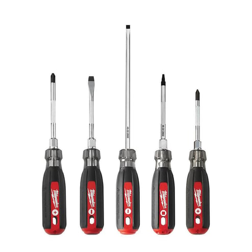 Milwaukee® 48-22-2885 Screwdriver Set, 5 Pieces, Plastic, Polished ...
