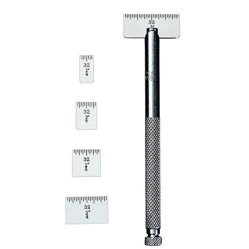 Starrett® S423Z Small Steel Rule Set, Imperial Measuring System ...