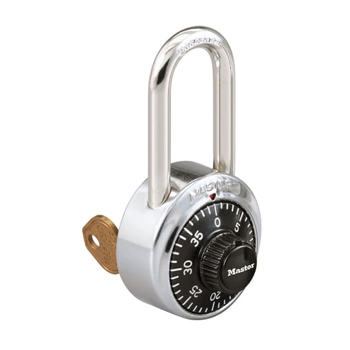 Master Lock® 1525LF Combination General Security Round Safety Padlock ...