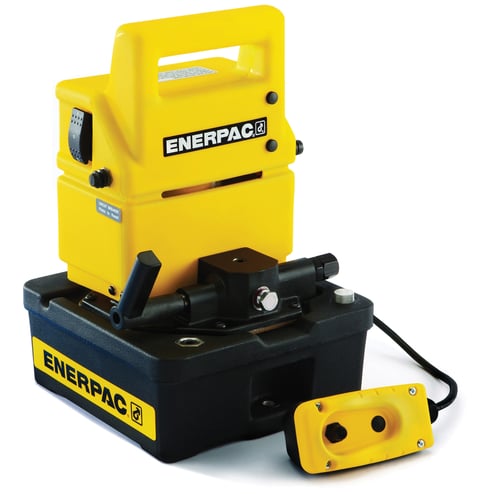 Enerpac® PUJ-1201B Economy Electric Hydraulic Pump, 2 Stages, 200 cu-in ...