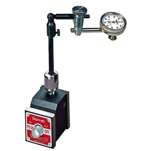 Starrett® 657CZ Holder Magnetic Base and Post Assembly | Arkansas Mill ...