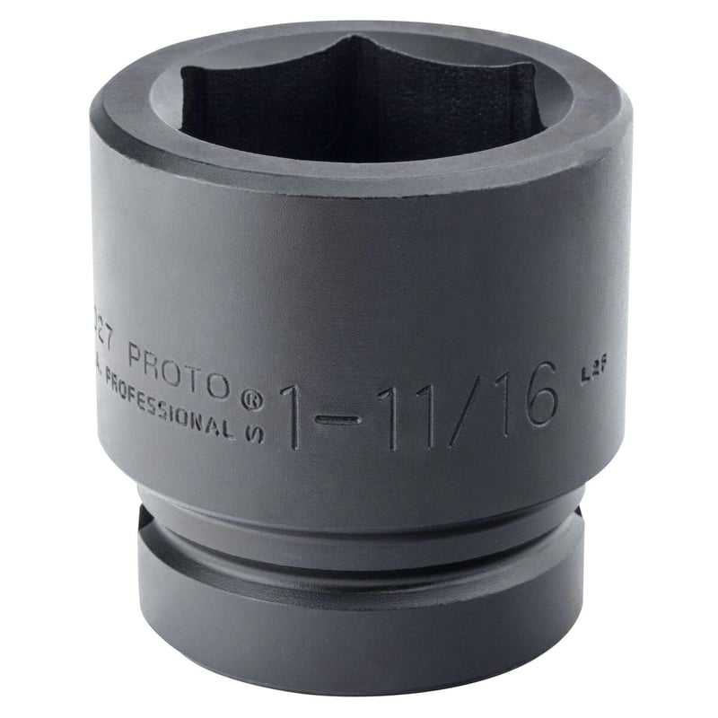 Proto® TorquePlus™ J10027 Standard Length Socket, Imperial, 1 in Square ...