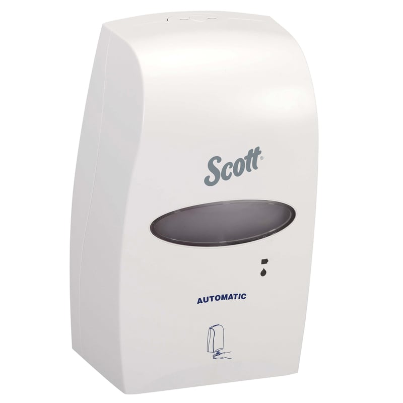 Scott® 92147 Cassette Electronic Soap Dispenser, 1200 mL Capacity, 4 in ...