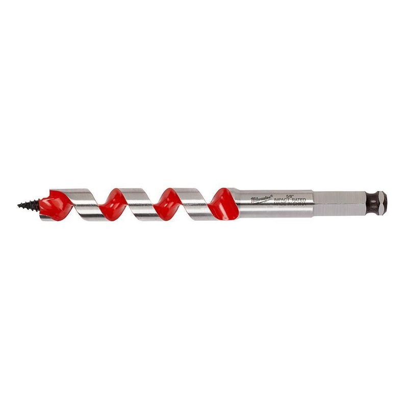 Milwaukee® 48-13-0725 Solid Center Spur Auger Bit, 5/8 in Dia, 6-1/2 in ...