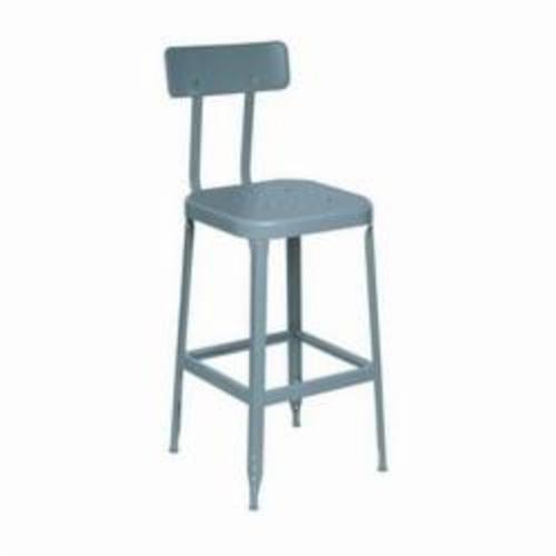 LYON® 1905 All Welded Stool With Black Rubber Feet, 30 in H, Steel ...