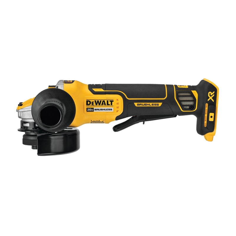 DeWALT® XR® DCG415B Cordless Small Angle Grinder With Power Detect™ Tool Technology, 4-1/2 to 5 ...