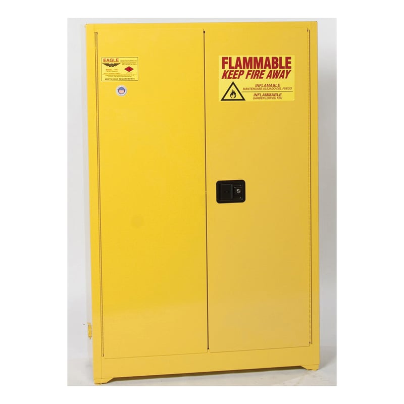 Eagle Manufacturing 1947X Standard Flammable Safety Cabinet, 45 gal ...