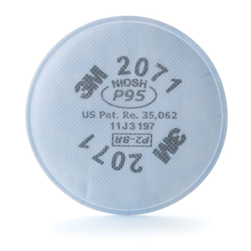 3M™ 5113854356 Particulate Filter, For Use With 3M™ 5000, 6000 and 7000 ...