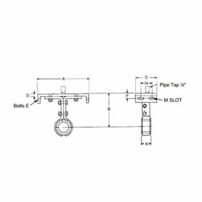 Martin 12CH2266-O Conveyor Hanger, 226 Style, 12 in Dia Conveyor, 3 in ...
