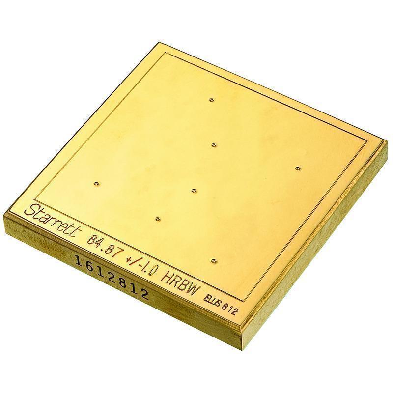 Starrett® PT05060 Test Block, B Scale, RB80 Max Hardness | Arkansas ...