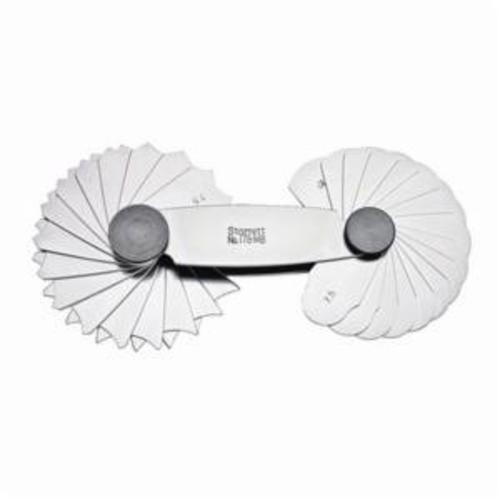 Starrett® 178MB Fillet/Radius Gage With Locking Device, 7.5 to 15 mm ...