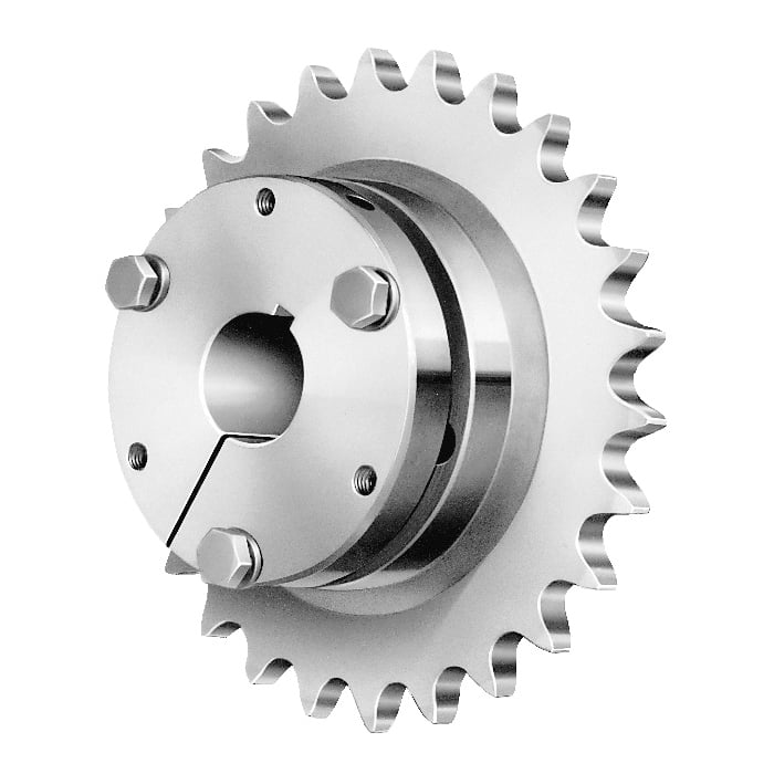 Linn 80SF24 Type B Single Strand Roller Chain Sprocket, 0.5 to 2.937 in ...