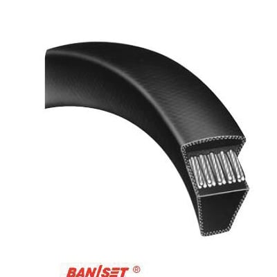Bando Power Ace® 8V1400 Narrow Profile V-Belt, 8V Section, 1 in W Top ...