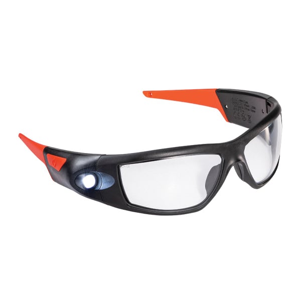 COAST® 30376 Rechargeable Bulls-Eye Spot Safety Glasses, Anti-Fog/Anti ...