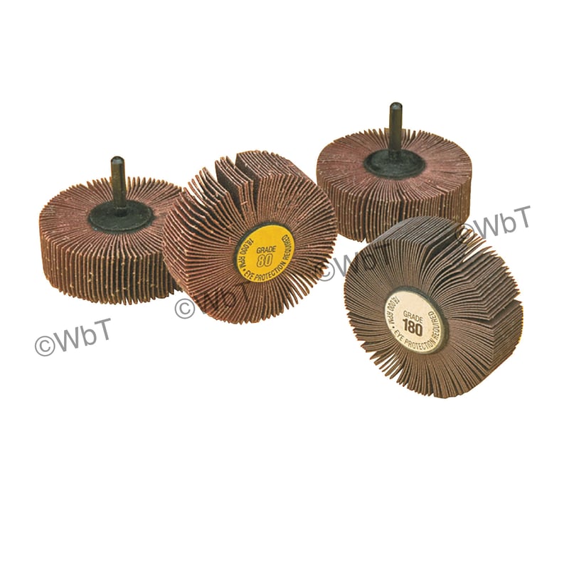 TTC 53-605-002 ABR-300 Mounted Coated Abrasive Flap Wheel, 3/4 in Dia ...