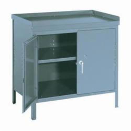 LYON® 3000 Cabinet Workbench, 36 in Top Width, 34 in H x 24 in D, Steel ...