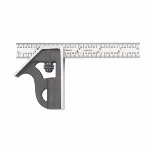 Starrett® 10H-6-4R Student Combination Square Set, 2 Pieces, 6 in L ...
