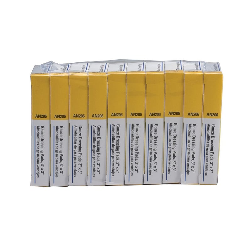First Aid Only® AN206 Sterile Gauze Pad, 3 x 3 in | Arkansas Mill Supply