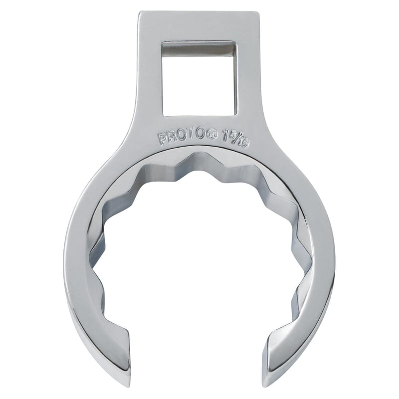 Proto® J5342FL Flare Nut Crowfoot Wrench, 1-5/16 in Wrench, 1/2 in Drive, 12 Points, 3-1/16 in ...