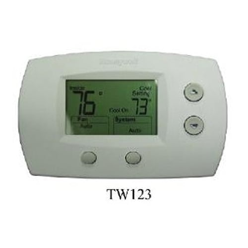 TPI TW123 Low Voltage Thermostat, Heat/Cool Thermostat, 40 to 90 deg F ...