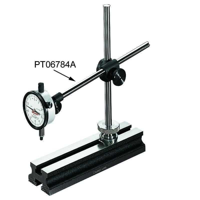 Starrett® PT06784-A Gage Holding Arm, 9-17/32 in OAL, 3/8 in Dia x 9-1/ ...