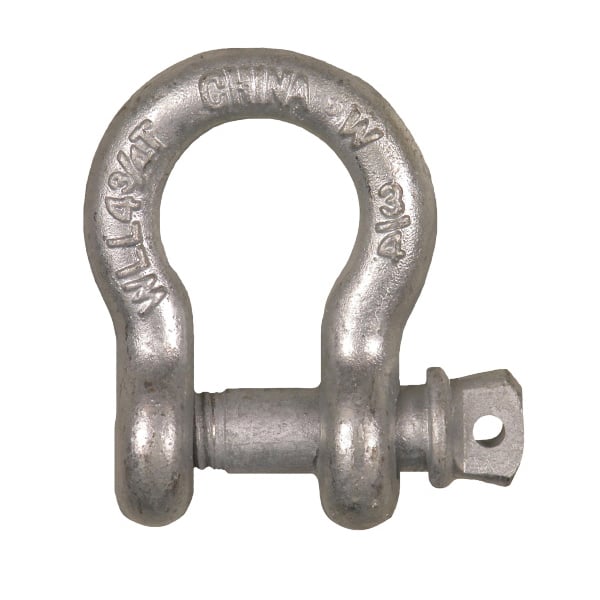 Lift-All® 78SPASI Imported Screw Pin Shackle, 6.5 ton Load, 7/8 in, 1 ...