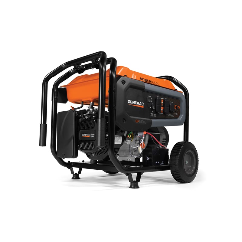 Generac® 7681 GP Series Portable Generator, 120/240 VAC, 54.2/27.1 A ...