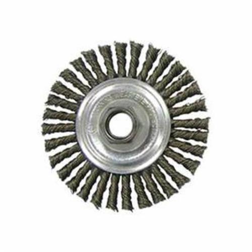 Roughneck® 09400 STB-6 Narrow Face Root Pass Wheel Brush, 6 in Dia ...