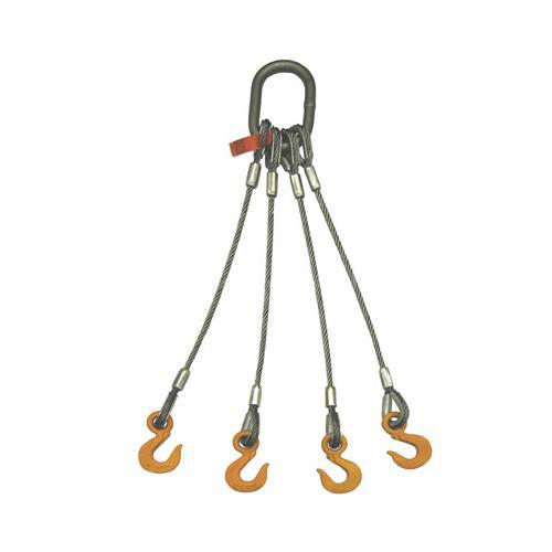 Lift-All® 516EEX8 Permaloc Domestic Wire Rope Sling, 5/16 in Dia Wire ...