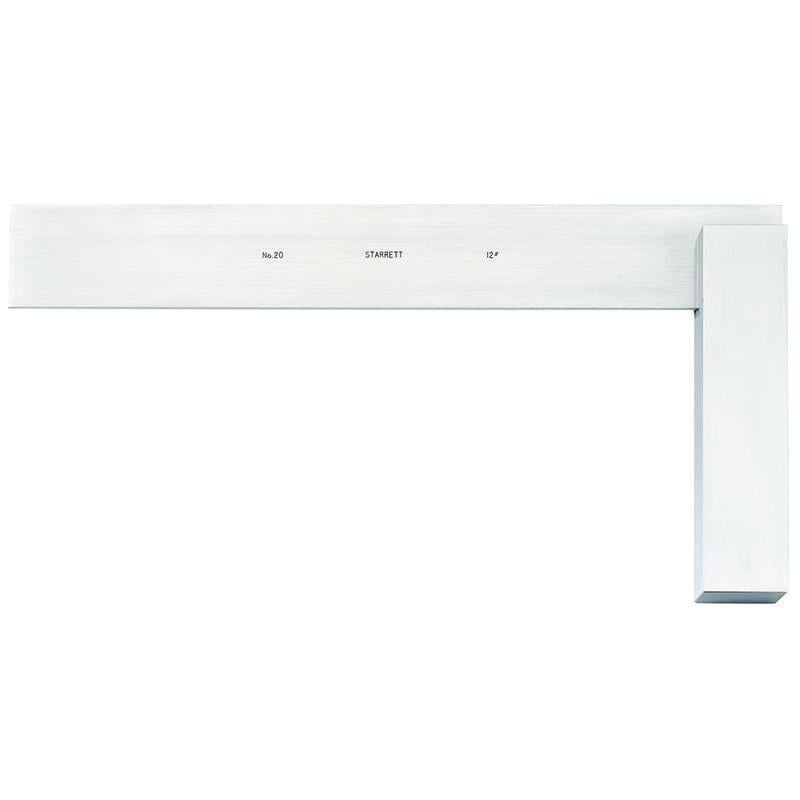 Starrett® 20-12 Non-Graduated Master Precision Square, 12 in, 2 in ...