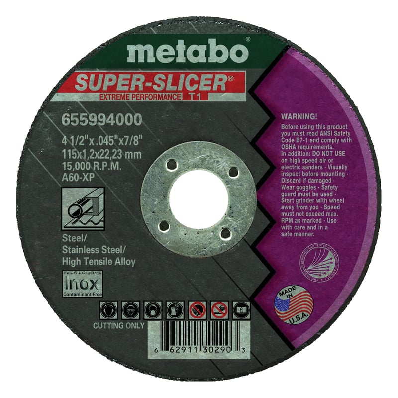 metabo® 655994000 Super Slicer Extreme Performance Heavy Duty Straight ...