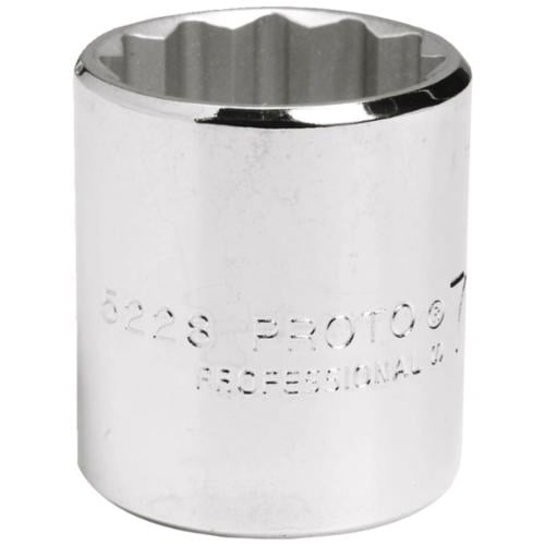 Proto® TorquePlus™ J5219 Standard Length Socket, Imperial, 3/8 in ...