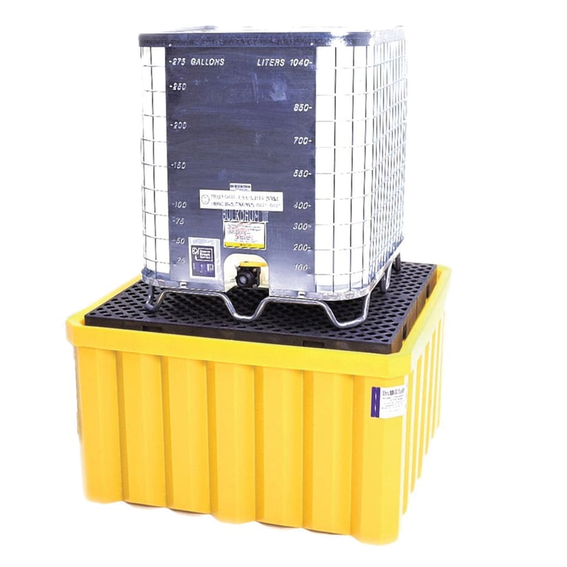 UltraTech 1058 Ultra-IBC Spill Pallet® Spill Pallet With Drain, 2 Drums ...