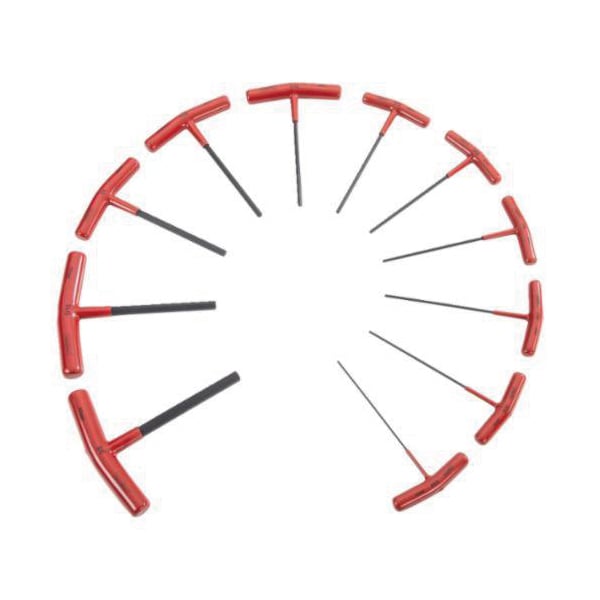 Proto® J4968 Long Arm Hex Key Set, 11 Pieces, 5/64 to 3/8 in Hex ...