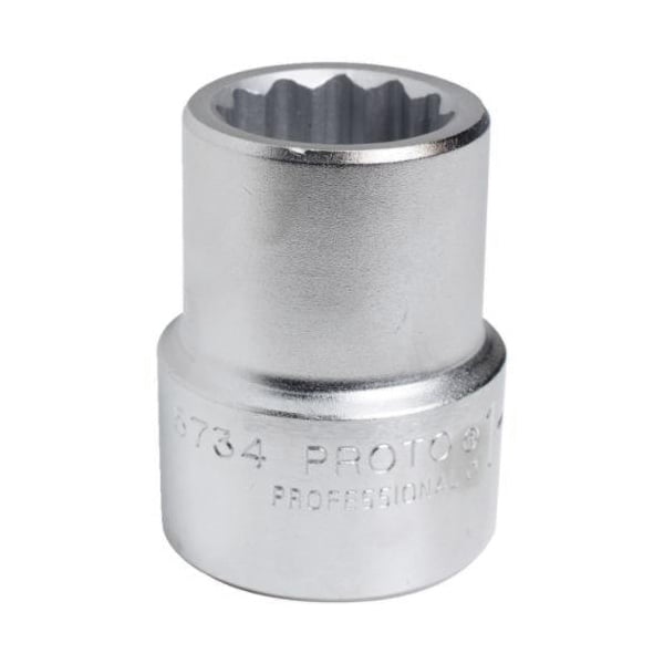 Proto® TorquePlus™ J5796 Standard Length Socket, Imperial, 1 in Square ...