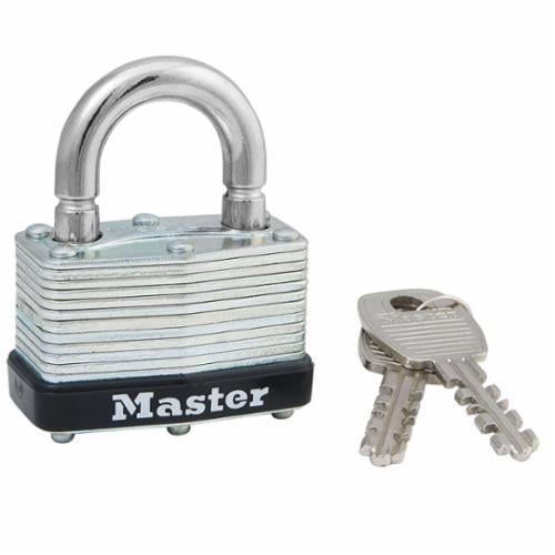 Master Lock® 500KABRK-229 Safety Padlock, Alike Key, 9/32 in Shackle ...